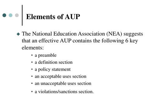 Ppt Developing An Acceptable Use Policy Aup Powerpoint Presentation