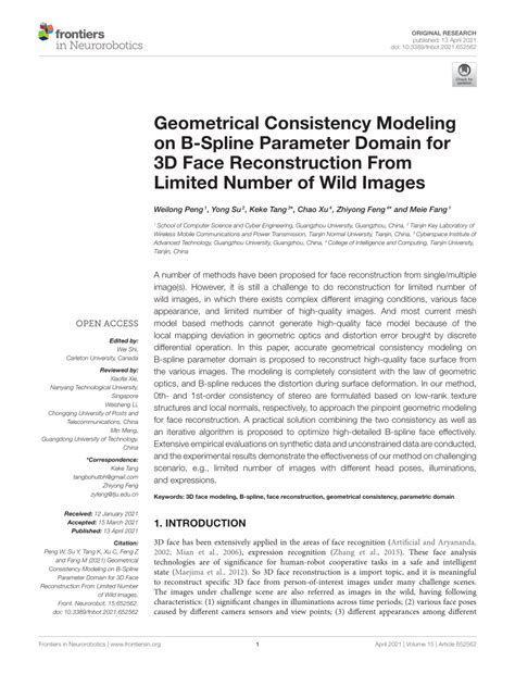 Pdf Geometrical Consistency Modeling On B Spline Parameter Domain For
