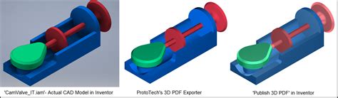 Prototechs ‘3d Pdf Exporter Vs ‘publish 3d Pdf In Inventor Blog