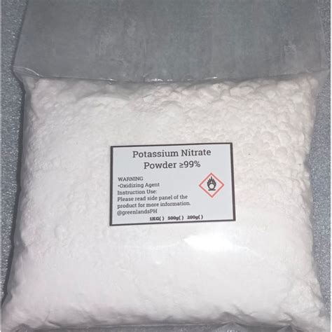 Potassium Nitrite Preservatives Powder 1kg Shopee Philippines