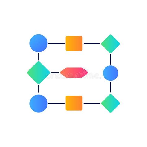 Gradient Flowchart For Team Structure Workflow And Data Organization