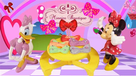 Minnie Mouse Bowtique Making Bow For Daisys Party Mickey Mouse