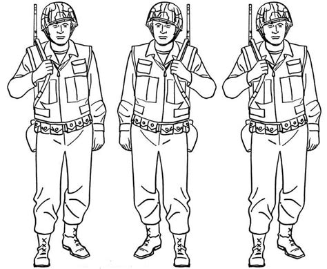 Gambar Mewarna Askar Gambar Mewarna