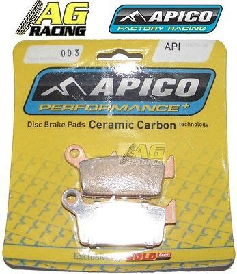 Apico Ceramic Carbon Rear Brake Pads Honda Cr 125 1995 2003 To Fit