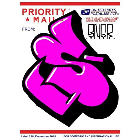 Jual Sticker Priority Mail Custom Nama Shopee Indonesia