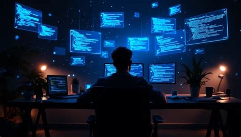 Free Future Coding Night Image Download At Stockcake