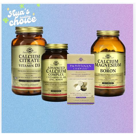 Solgar Calcium Citrate With Vitamin D3 Magnesium Plus Boron Pm