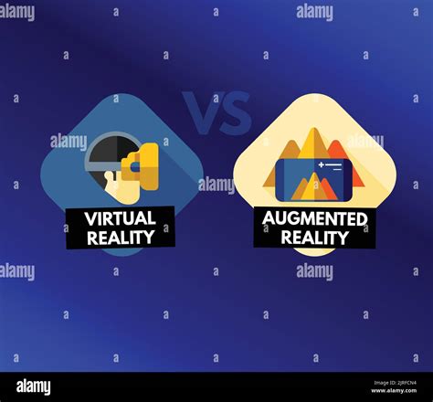 Augmented Reality And Virtual Reality Vector Illustration Ar Vs Vr Human Head And Face Vector