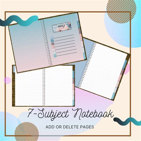 What Is A 7 Subject Notebook At Shanita Parker Blog