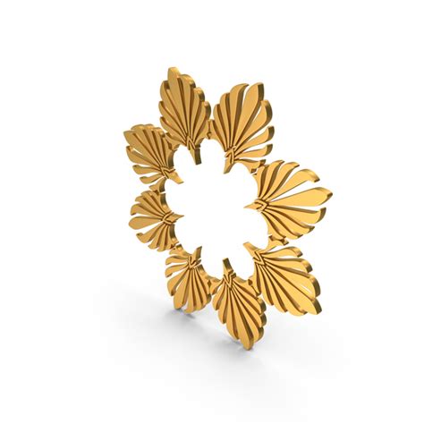 Gold Circular Frame 3d Object 2385812307 Shutterstock