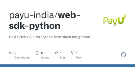 Github Payu Indiaweb Sdk Python Payu Web Sdk For Python Tech Stack