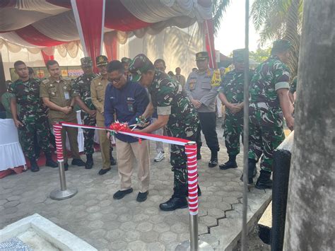 Kasdam Ibb Resmikan Sumor Bor Di Pangkalansusu