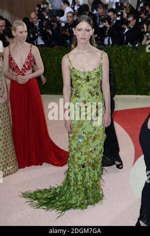 Mia Goth Attending The Metropolitan Museum Of Art Met Gala 2016 In New