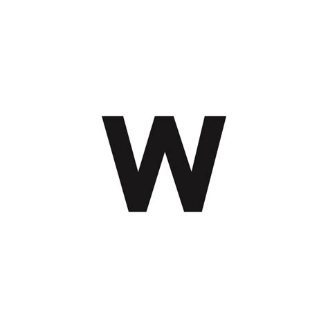 Small Lowercase W