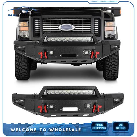 For 2008 2010 Ford F250 F350 Super Duty W Winch Seat Front Bumper