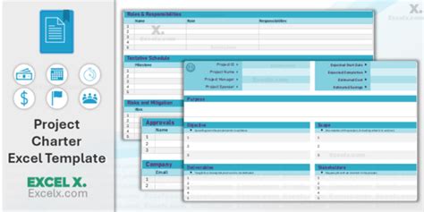 Project Charter Template Excel Free Download Excel