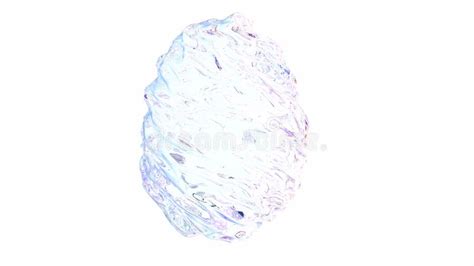 Glass Egg On White 3d Stock Illustration Illustration Of Motion