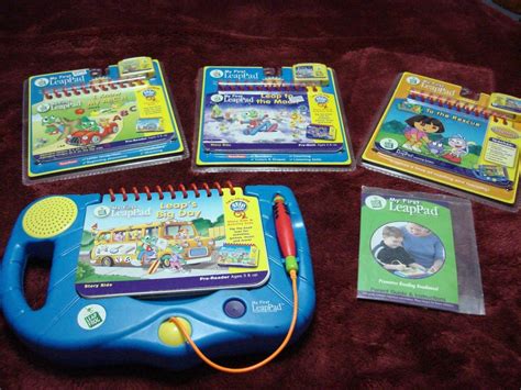 Leapfrog My First Leappad Learning System With Books And Cartridges