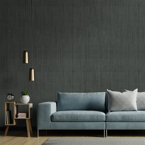 Grasscloth Wallpaper Dark Gray At Hayley Pell Blog