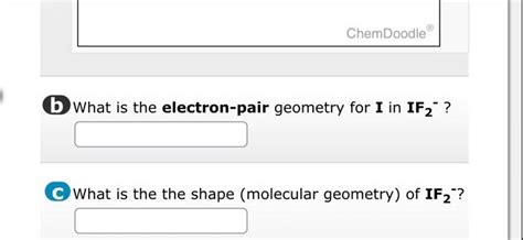 Solved Draw The Lewis Structure For If2−in The Window Below