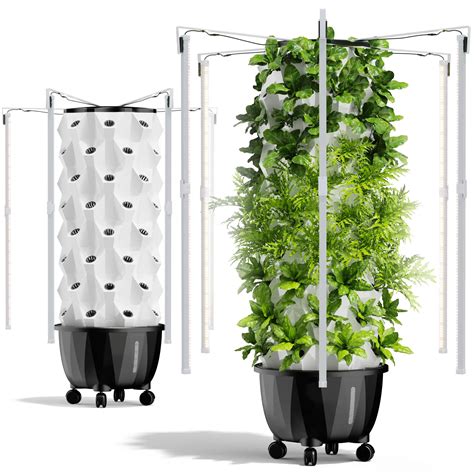 Nutraponics Pro Aeroponics Tower Garden 48 Pot Indoor And Outdoor