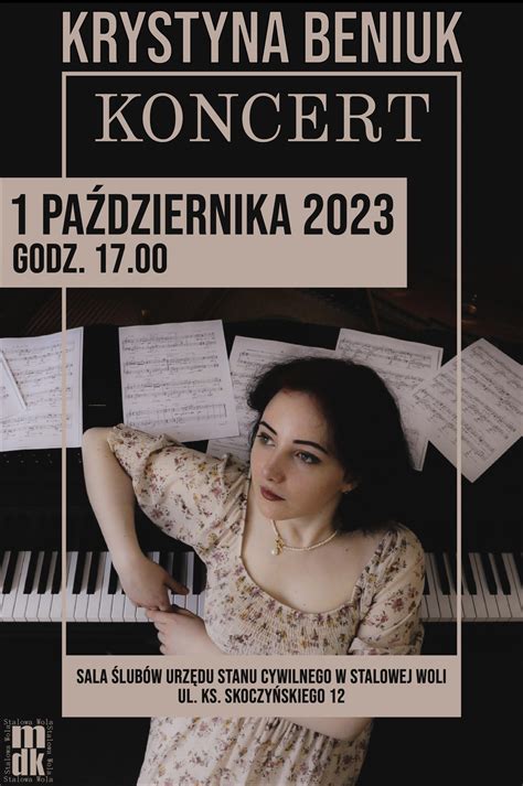 Krystyna Beniuk Koncert Fortepianowy Telewizja Miejska Stalowa Wola