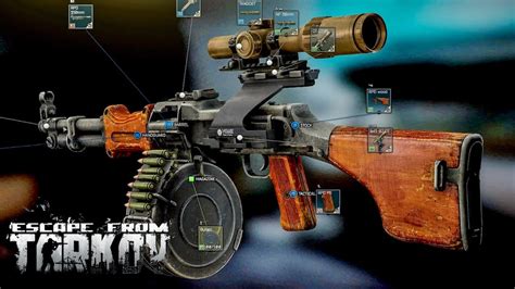 The Rpd Sniper Actually Works In Tarkov Youtube