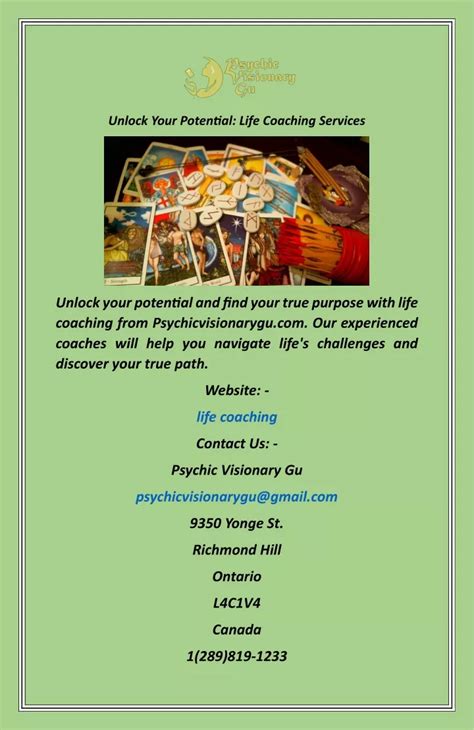 Ppt Unlock Your Potential Life Coaching Services Powerpoint