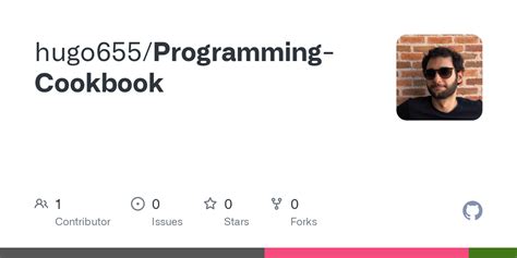 github hugo655 programming cookbook