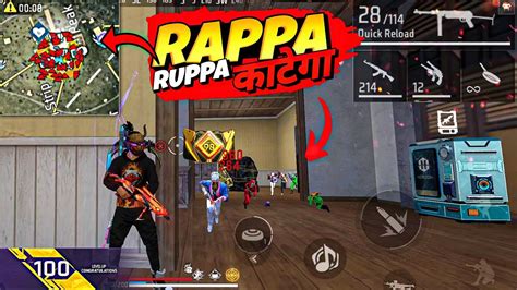 Ruppa Ruppa 27 Kills 🤯 Solo Vs Squad Rank में Full To Rush Game Neel