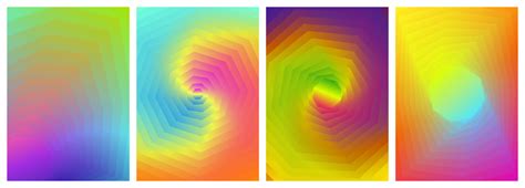 Large Octagon Blend To Small Octagon Background Colorful Design