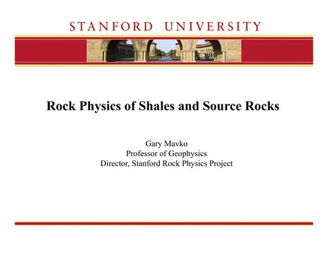Rock Physics Slides Pdf Geology Science