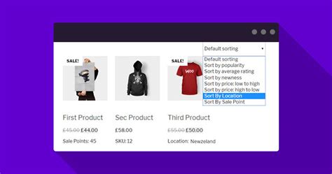 WooCommerce Products Sort And Display By Custom Filters
