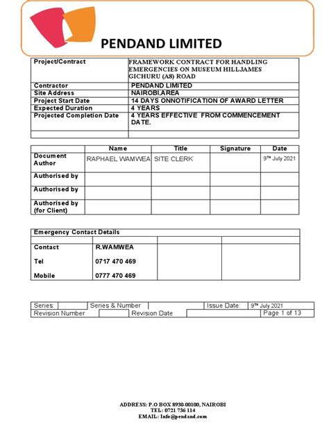 Safety Method Statement Pdf Personal Protective Equipment Road