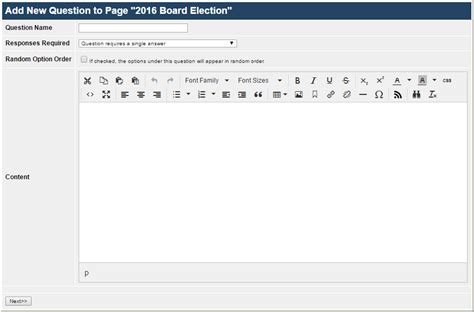 Voting Module Create A Ballot Higher Logic