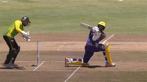 Kyle Mayers Smashes It Out Of The Park For Fun Cpl 2022 Youtube