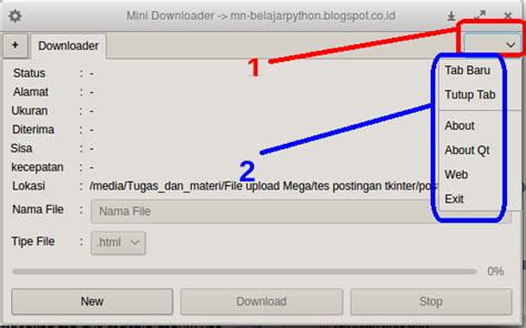 Aplikasi Downloader Dengan Python Pyqt4 Versi 9 ~ Belajar Python