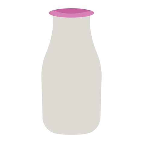 Premium Vector Traditional Glass Milk Bottle Bottle Vector