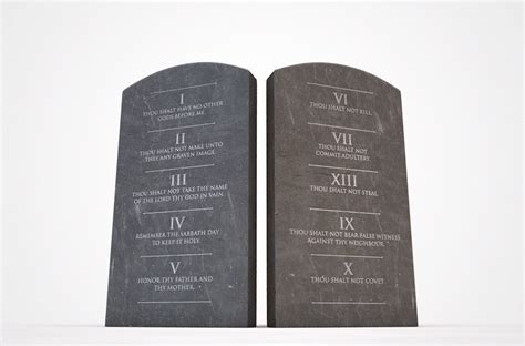 Ten Commandment Tablets 3d Model Cgtrader