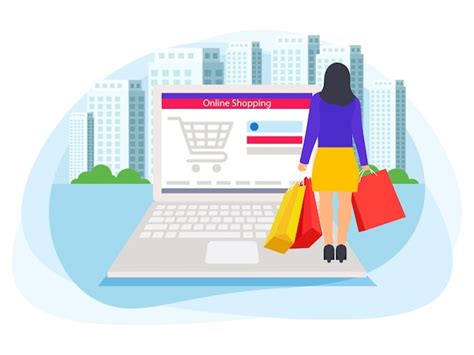 Premium Vector Online Shopping