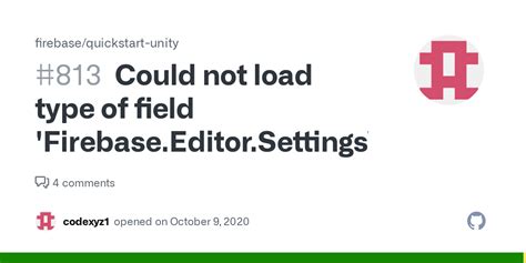 Could Not Load Type Of Field Firebase Editor SettingsWindow MeasurementSettings Issue