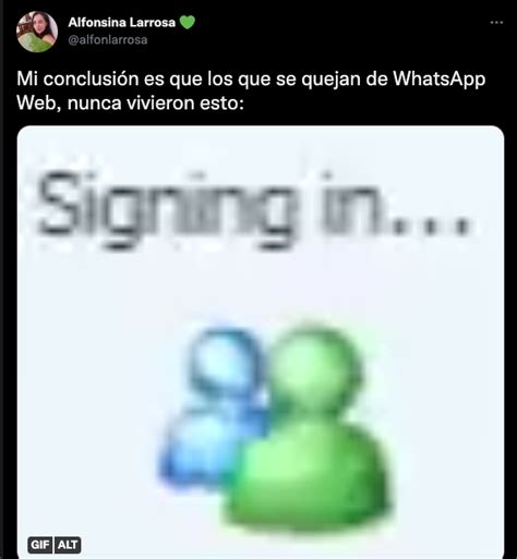 Whatsapp Web 仍然很慢：迟到的最佳模因 Infobae