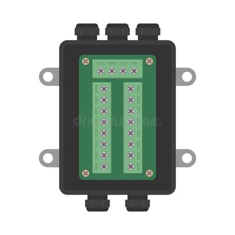 Load Cell Junction Box Stock Vector Illustration Of Style 353326595