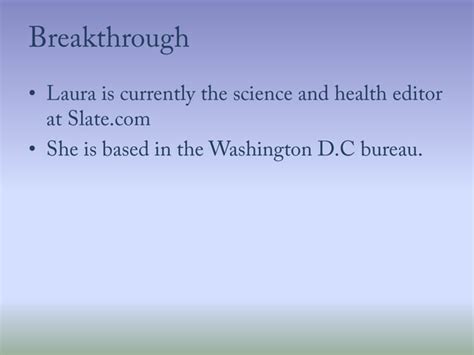 Laura Helmuth Powerpoint Pptx