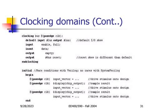 SystemVerilog 20041201165354 Ppt