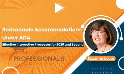 Reasonable Accommodations Under Ada Effective Interactive Processes