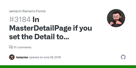 In Masterdetailpage If You Set The Detail To Navigationpagesomecontentpage And Navigate To
