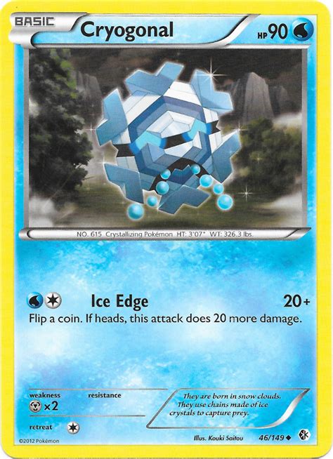 Cryogonal Evolution Chart