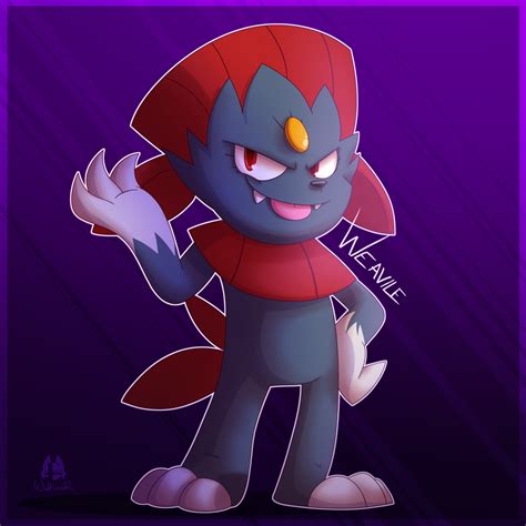 Weavile By Wolfiisaur On Deviantart