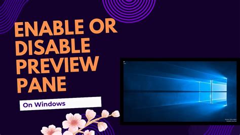 How To Enable Or Disable Preview Pane On Windows Add Remove Preview Pane YouTube